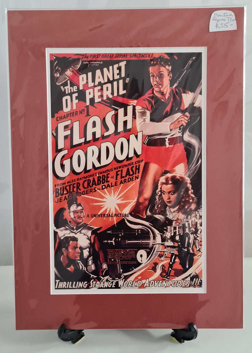 Flash Gordon - The Planet of Peril - Reproduction Film Poster Print ...
